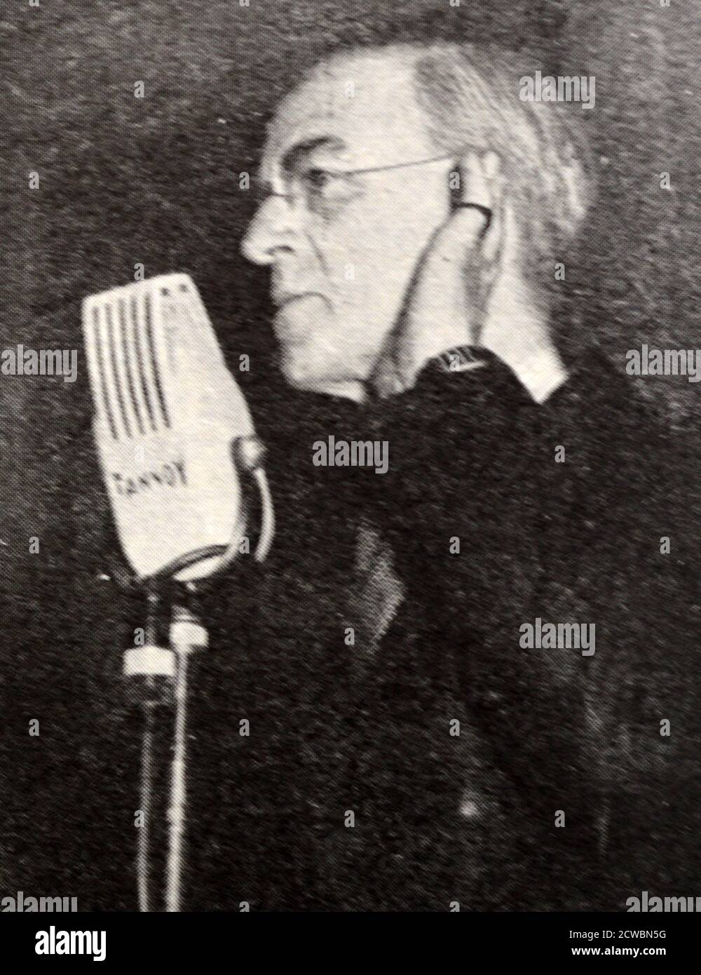 Black and white photograph of British Statesmen; Labour politician Sir ...