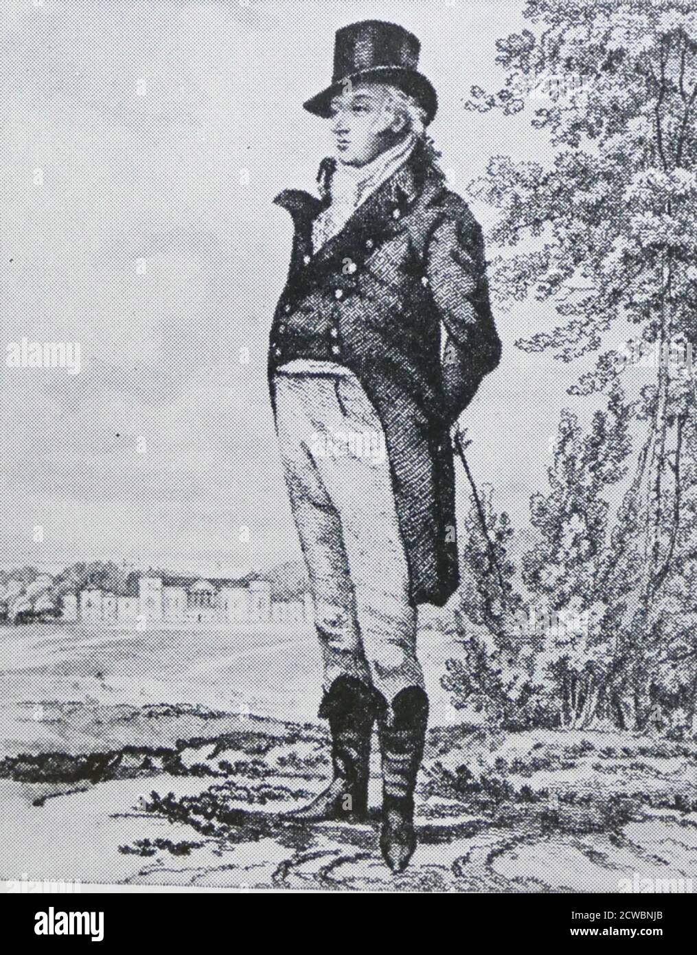 Illustration showing Thomas William Coke, (1754 - 1842), known as Coke ...