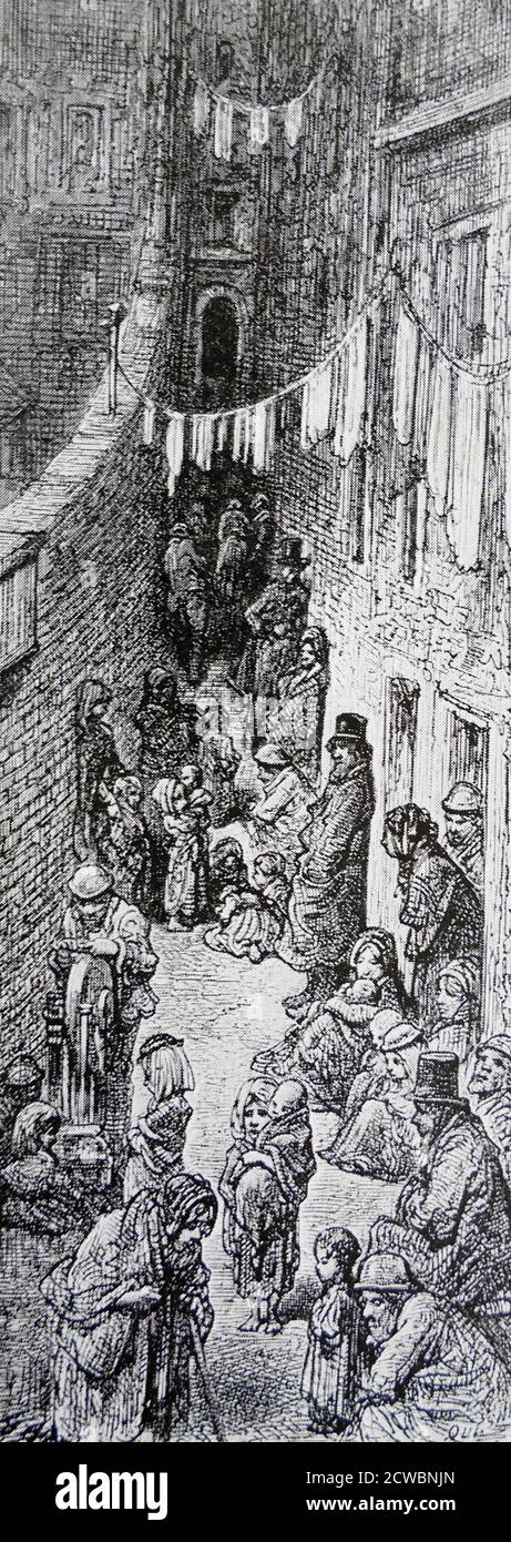 London slums gustave dore hi-res stock photography and images - Alamy