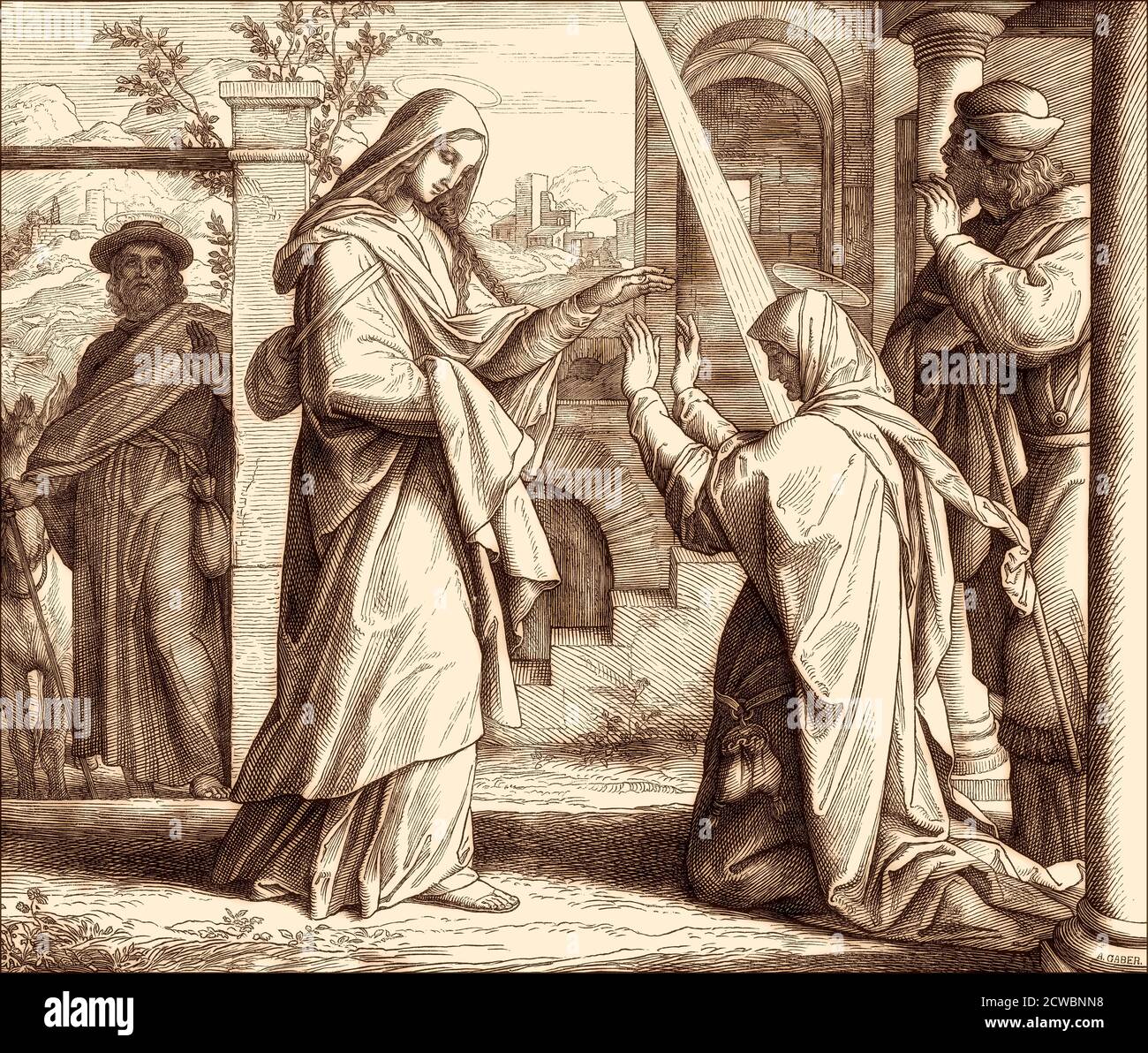 Elizabeth mary visitation hi-res stock photography and images - Alamy