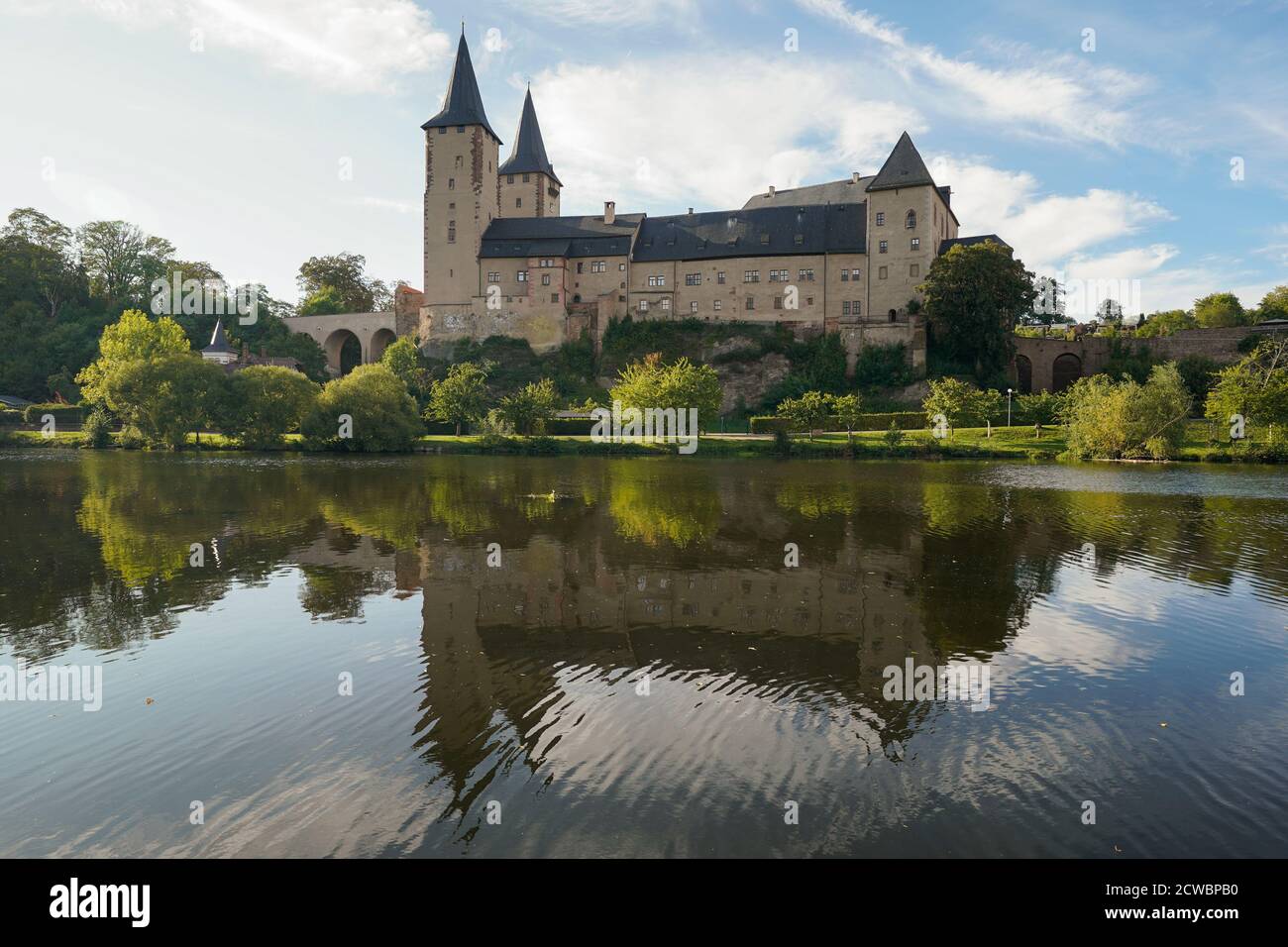Rochlitz, Germany. 19th Sep, 2020. The Rochlitz Castle on the Zwickauer ...