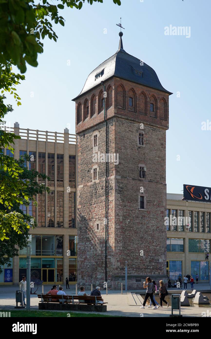 Red tower chemnitz germany hi-res stock photography and images - Alamy