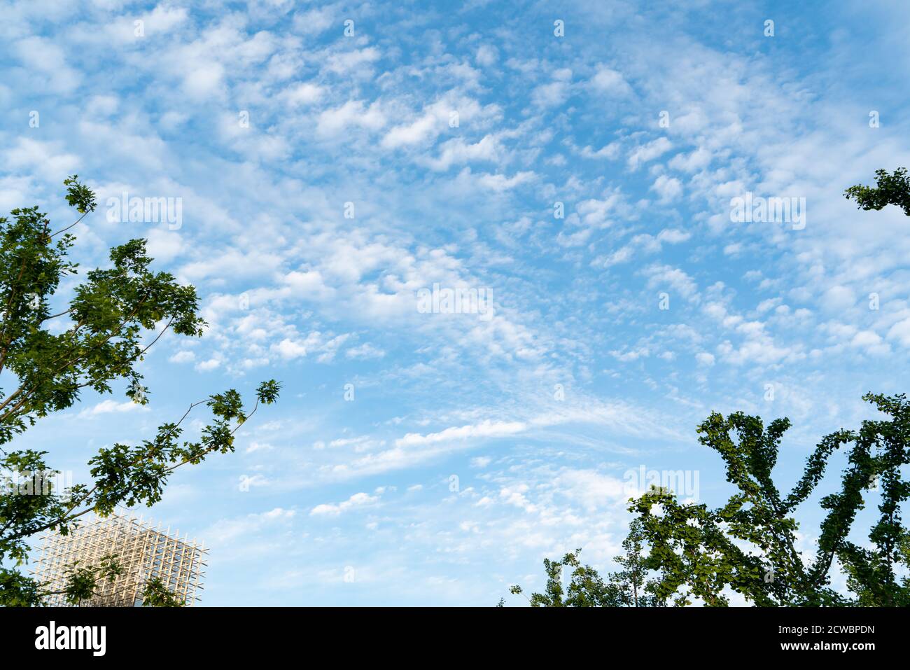 white soft cloud texture on blue sky backdrop Stock Photo - Alamy