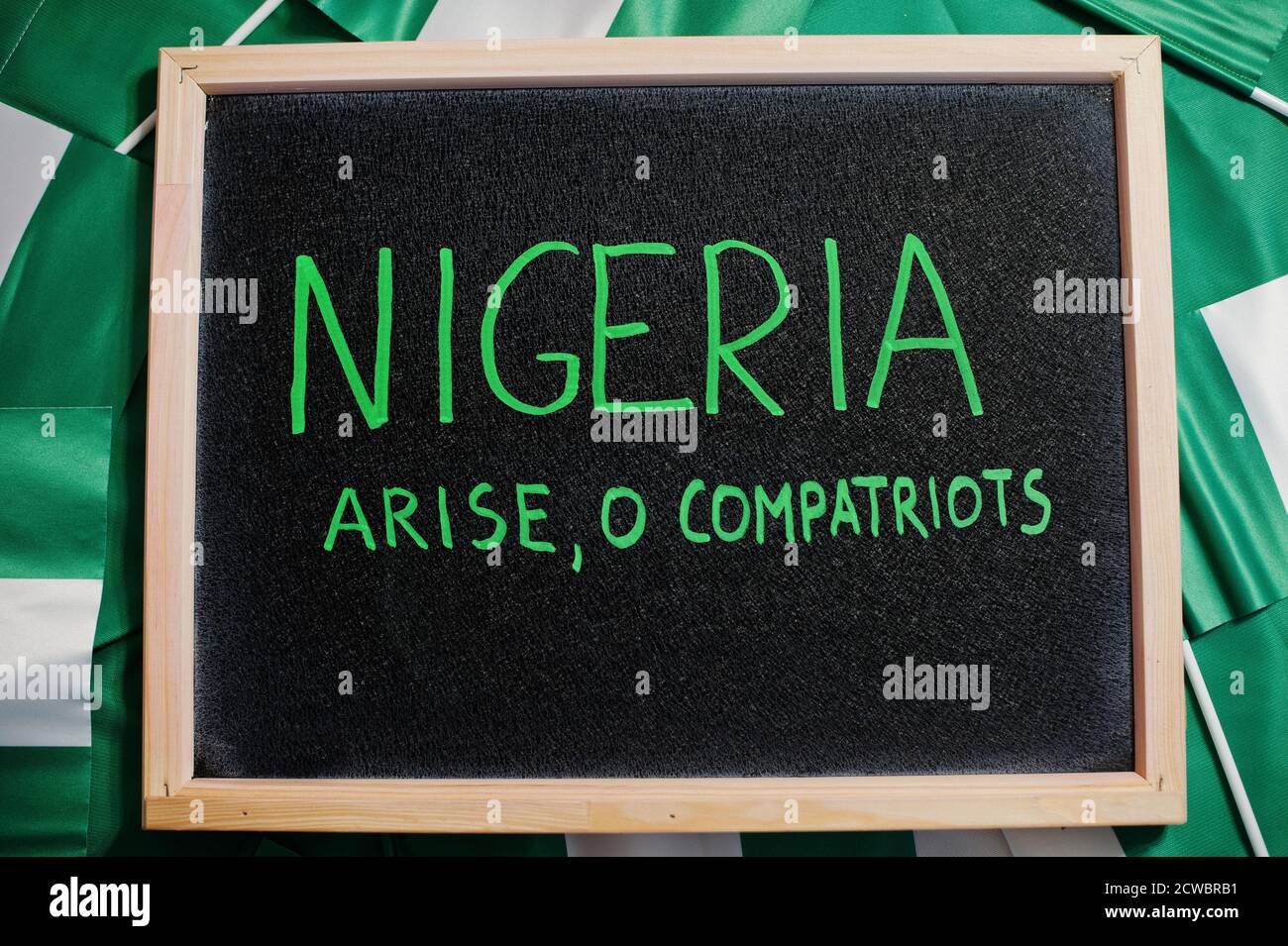 Nigeria Flag National Nation Africa African Nigerian High Resolution ...
