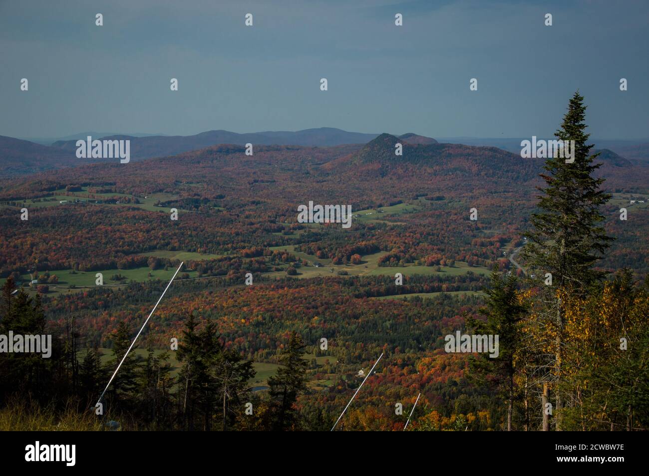 Fall landscape in Quebec Stock Photo - Alamy