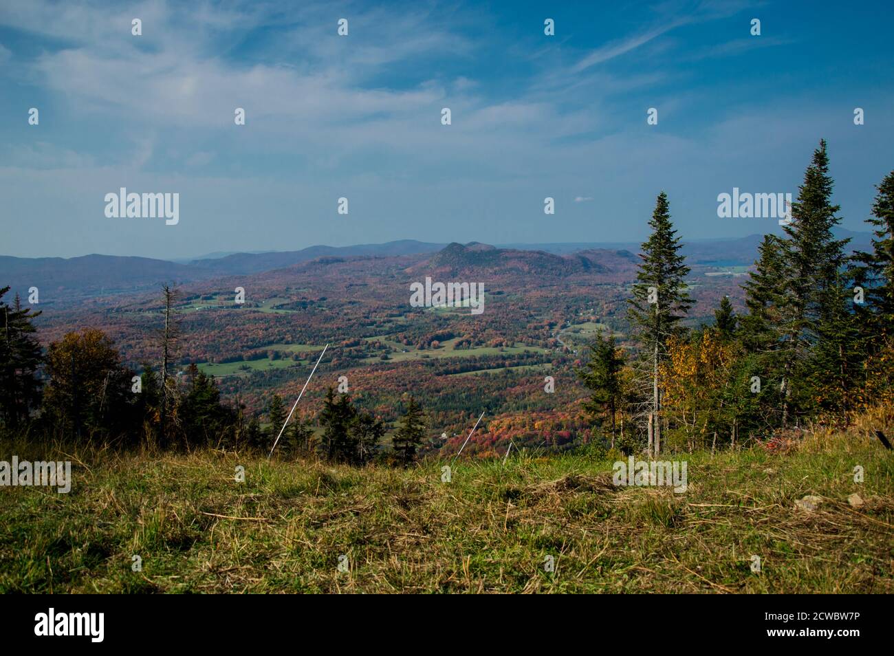 Fall landscape in Quebec Stock Photo - Alamy