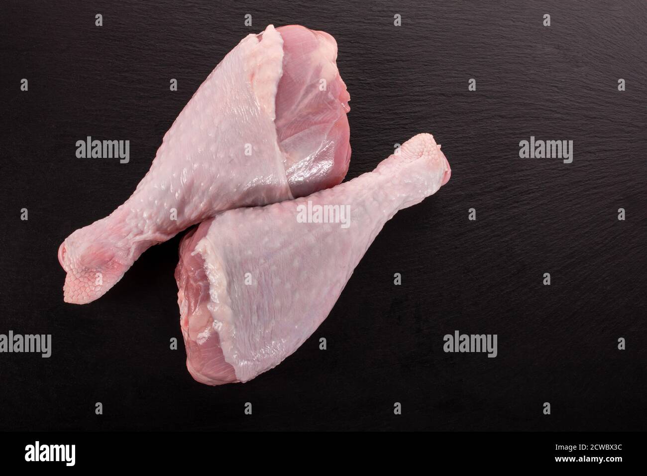 Turkey legs uncooked pair hi-res stock photography and images - Alamy
