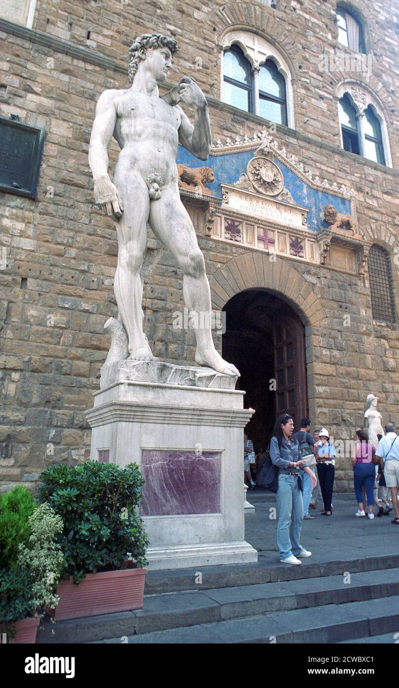 Statue of David Florence Italy Stock Photo - Alamy