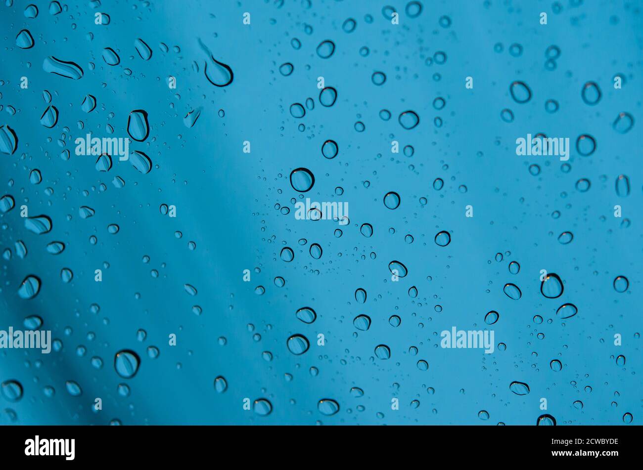 Water droplets on the glass Stock Photo - Alamy