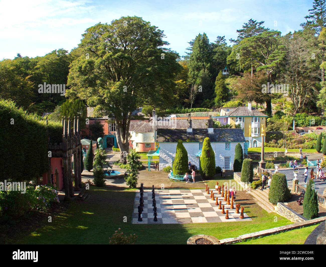 Portmeirion village hi-res stock photography and images - Alamy