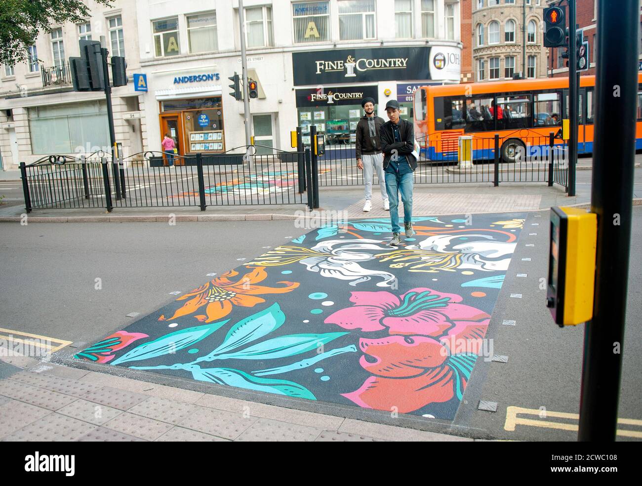 Leicester City Council commissioned artist Phil Blake to design two ...