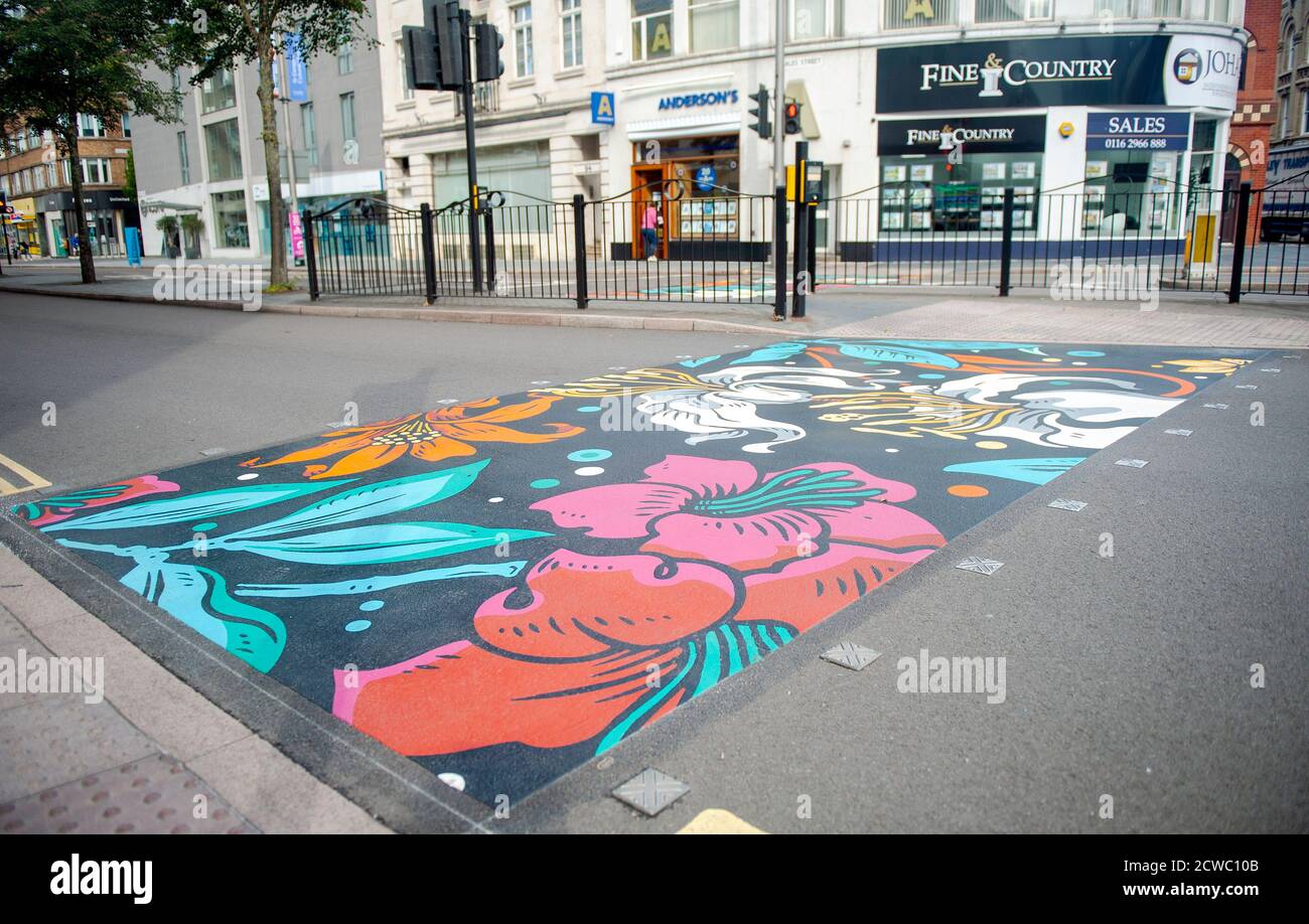 Leicester City Council commissioned artist Phil Blake to design two ...