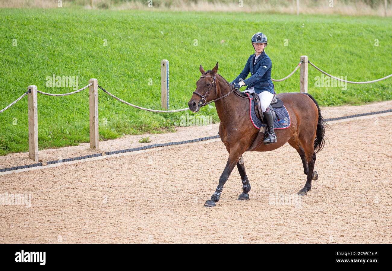 Galloping side saddle saddle hi-res stock photography and images - Alamy