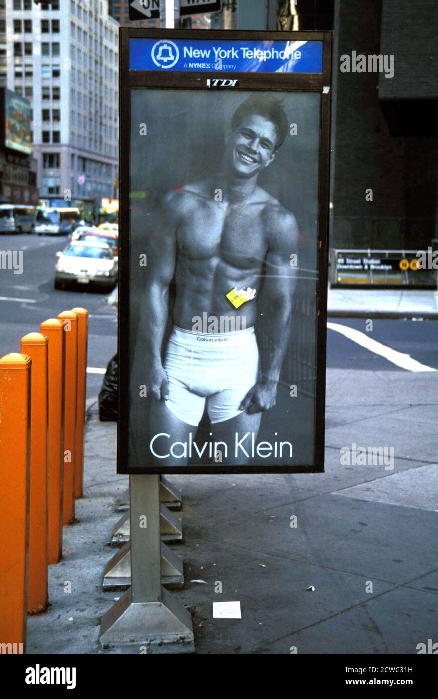 Marky Mark (Mark Wahlberg) Calvin Klein Underwear Ad New York City 1992 ...