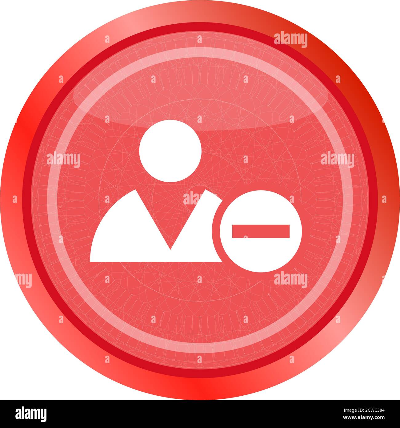 add friend button (icon) over white background Stock Photo - Alamy