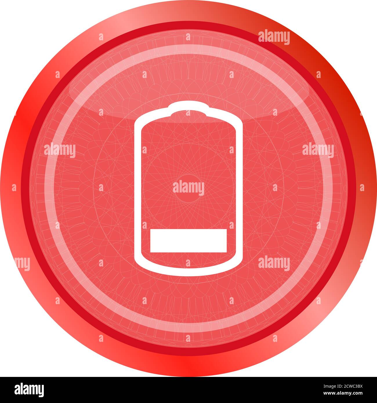 Battery low level sign icon. Electricity symbol. Modern UI website ...