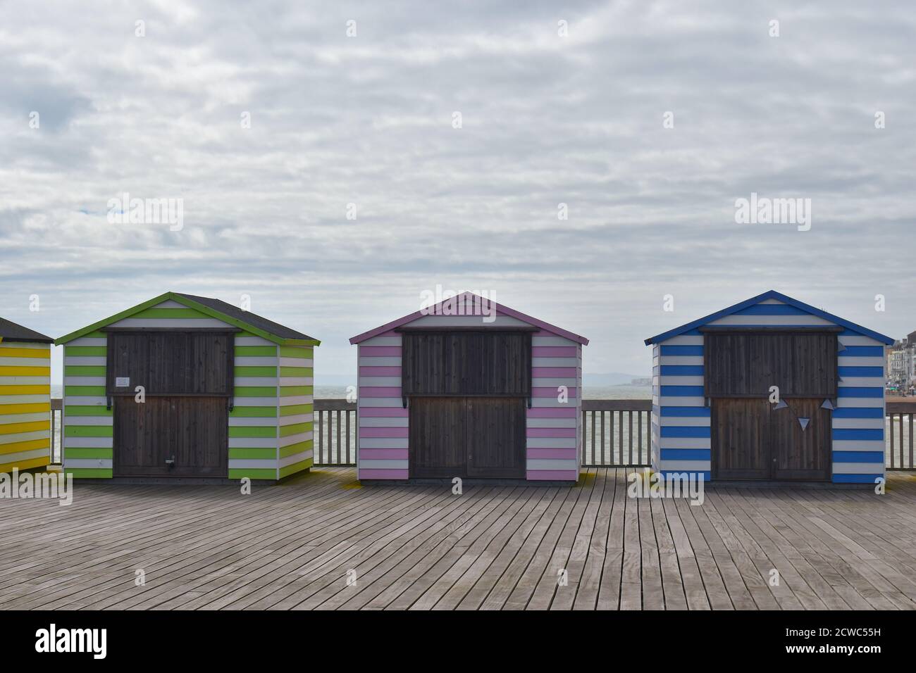 Hastings pier beach huts can be souvenir shops and photo booths ...