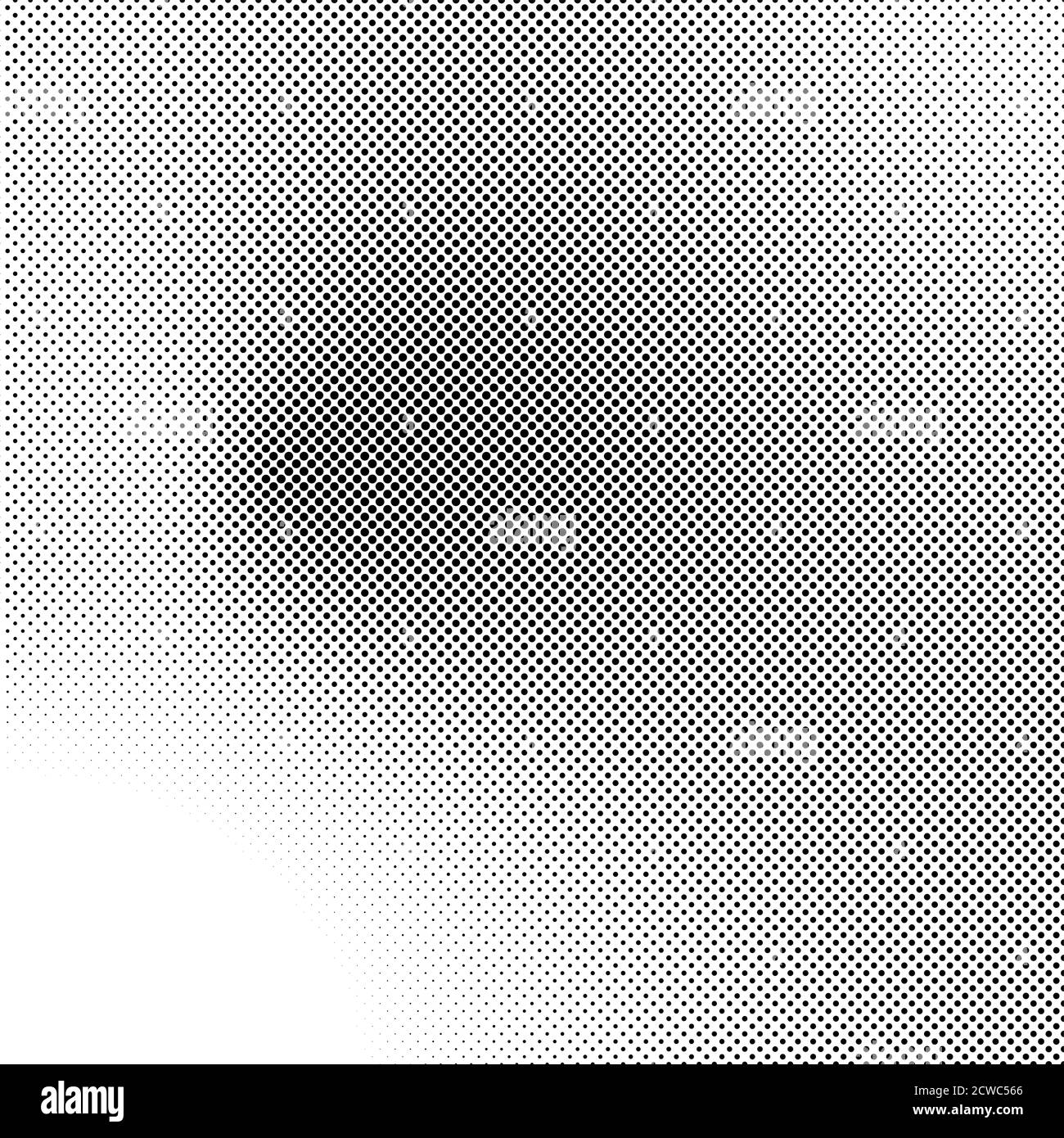 Circle halftone, screentone vector illustrations. Dots, dotted ...