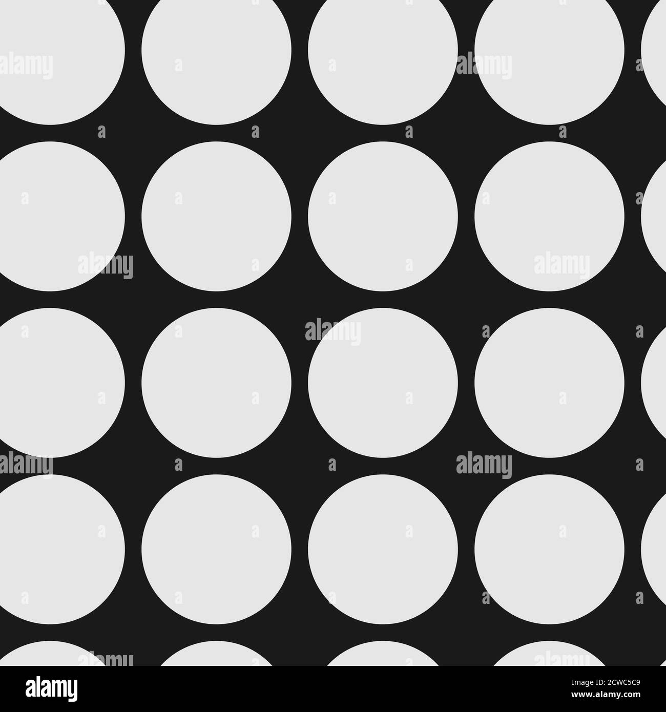 Circles tileable, repeatable black and white monochrome dots, dotted ...