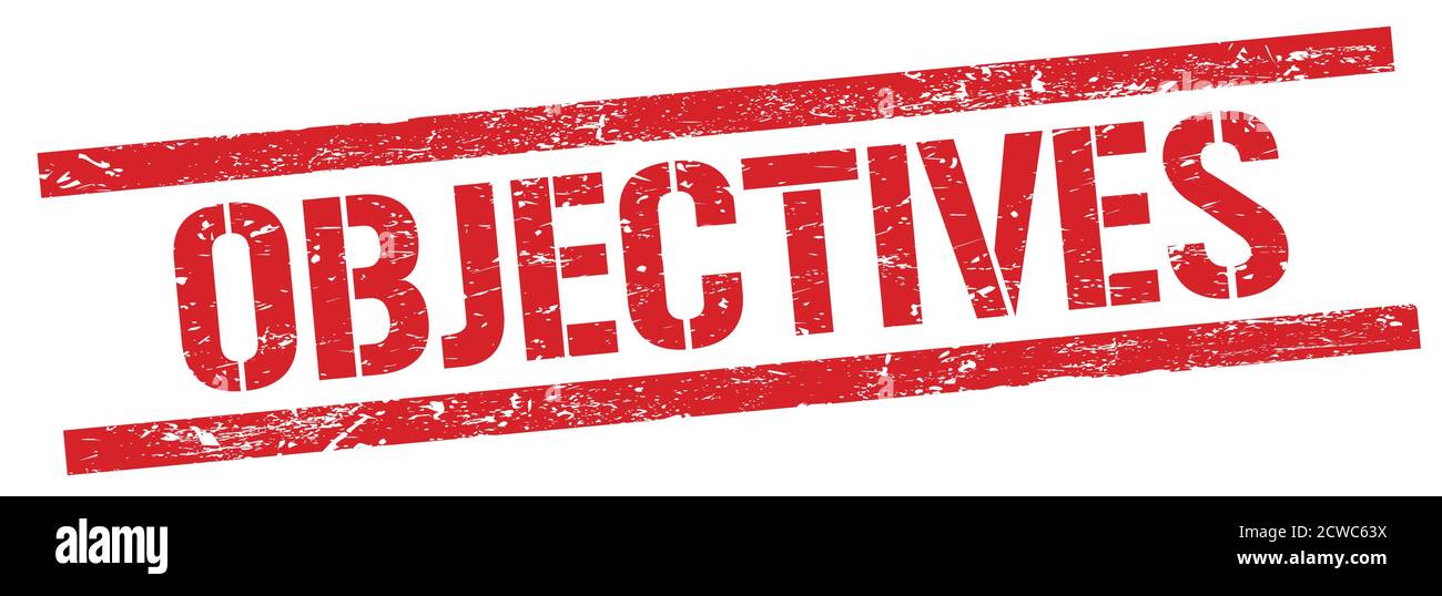 Objectives stamp hi-res stock photography and images - Alamy