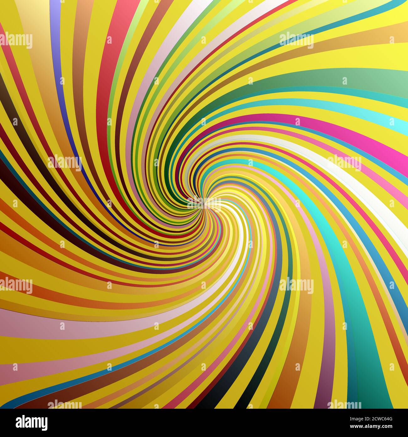 Twist, spiral, swirl, twirl element. Colored Radial rotating stripes ...