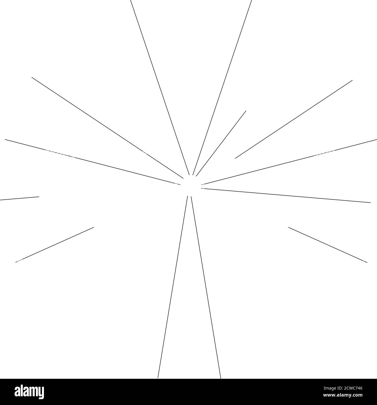 Radialradiating Lines Abstract Burst Explosion Fireworks Fxconcentric Circular Lines