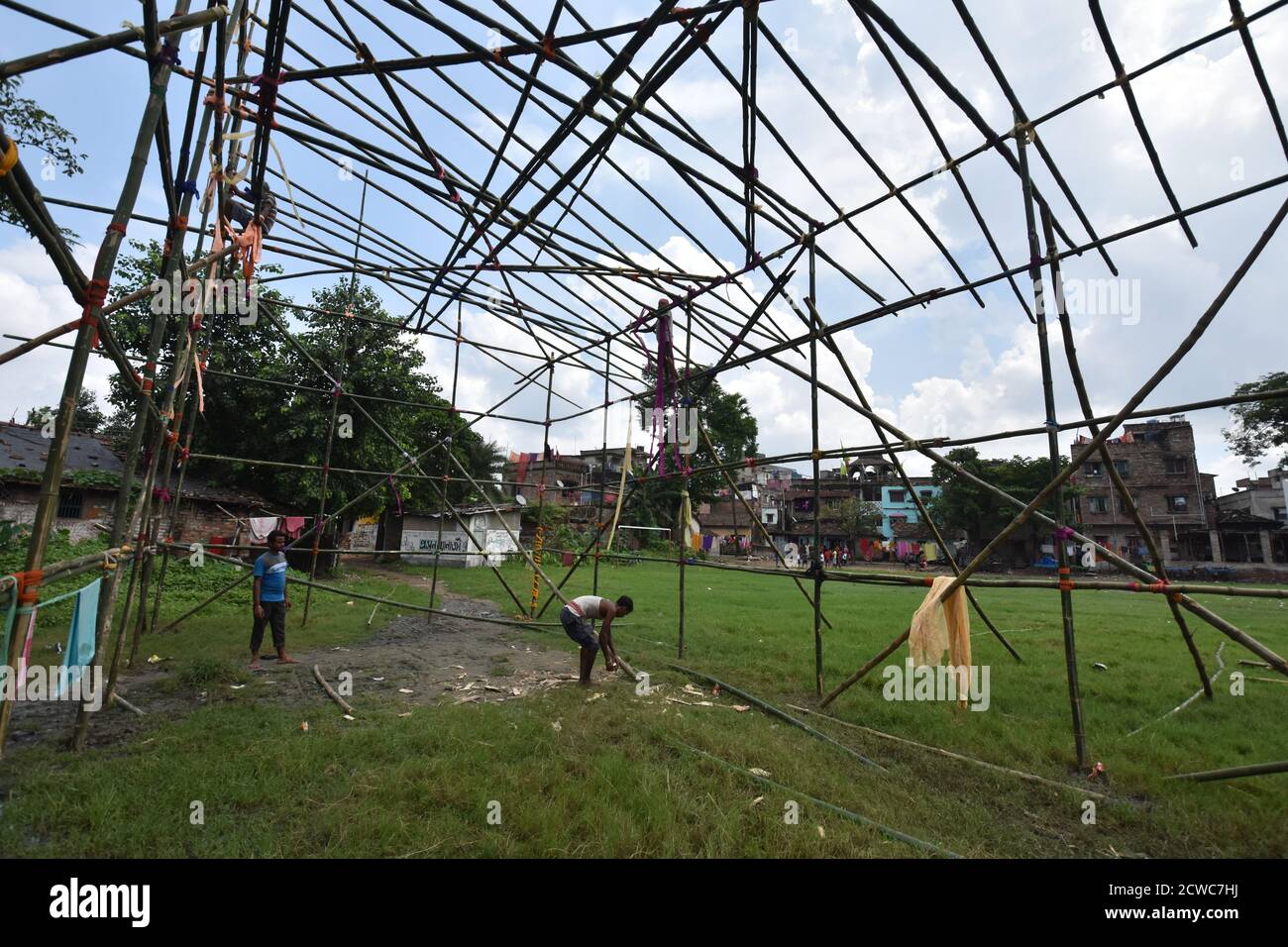 Puja mandap hi-res stock photography and images - Alamy