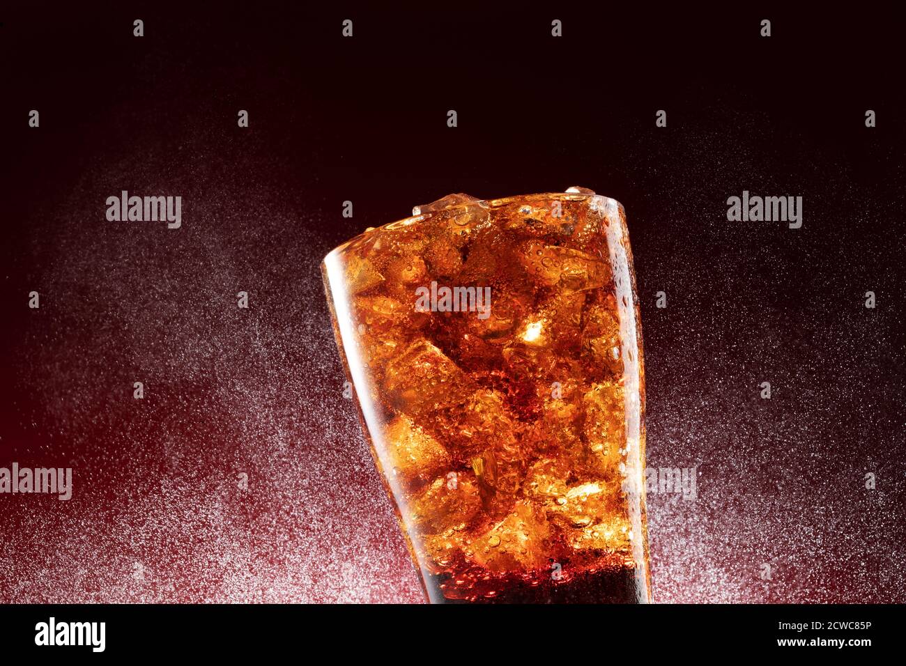 Cup of coke with ice Stock Photo - Alamy