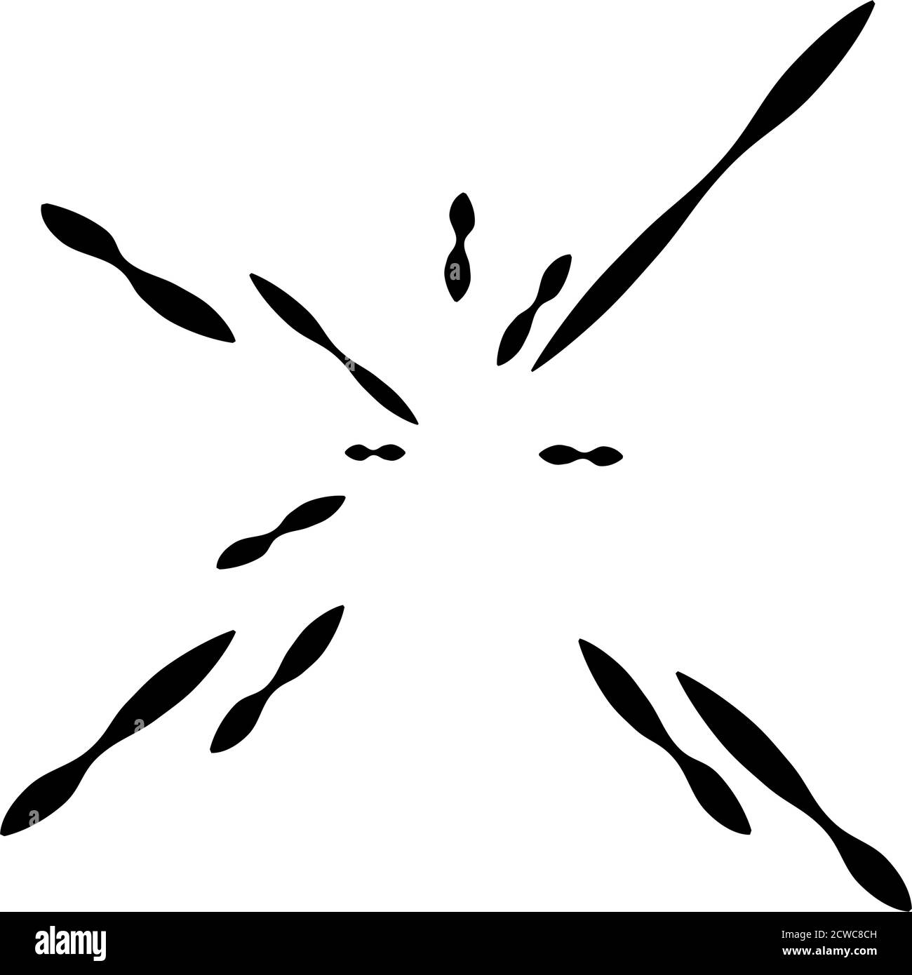 Radial,radiating lines abstract burst, explosion, fireworks FX ...