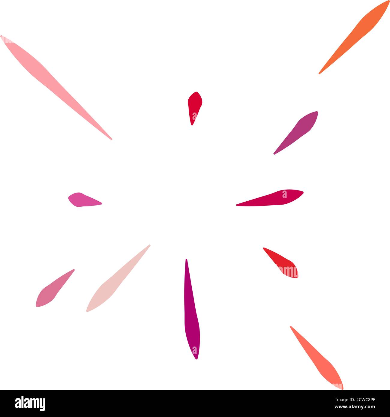 Irregular spreading pattern Cut Out Stock Images & Pictures - Alamy