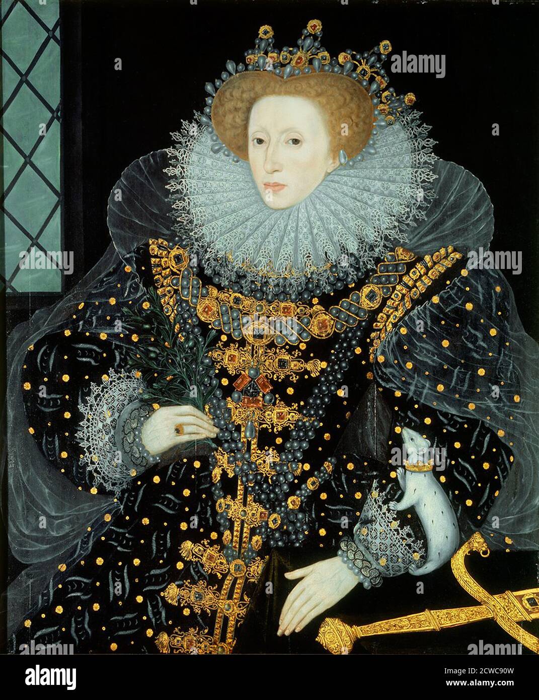 Elizabethan embroidery hi-res stock photography and images - Alamy