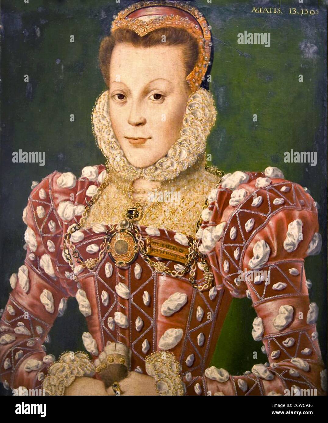 Vintage Portrait of Elizabeth I Stock Photo - Alamy