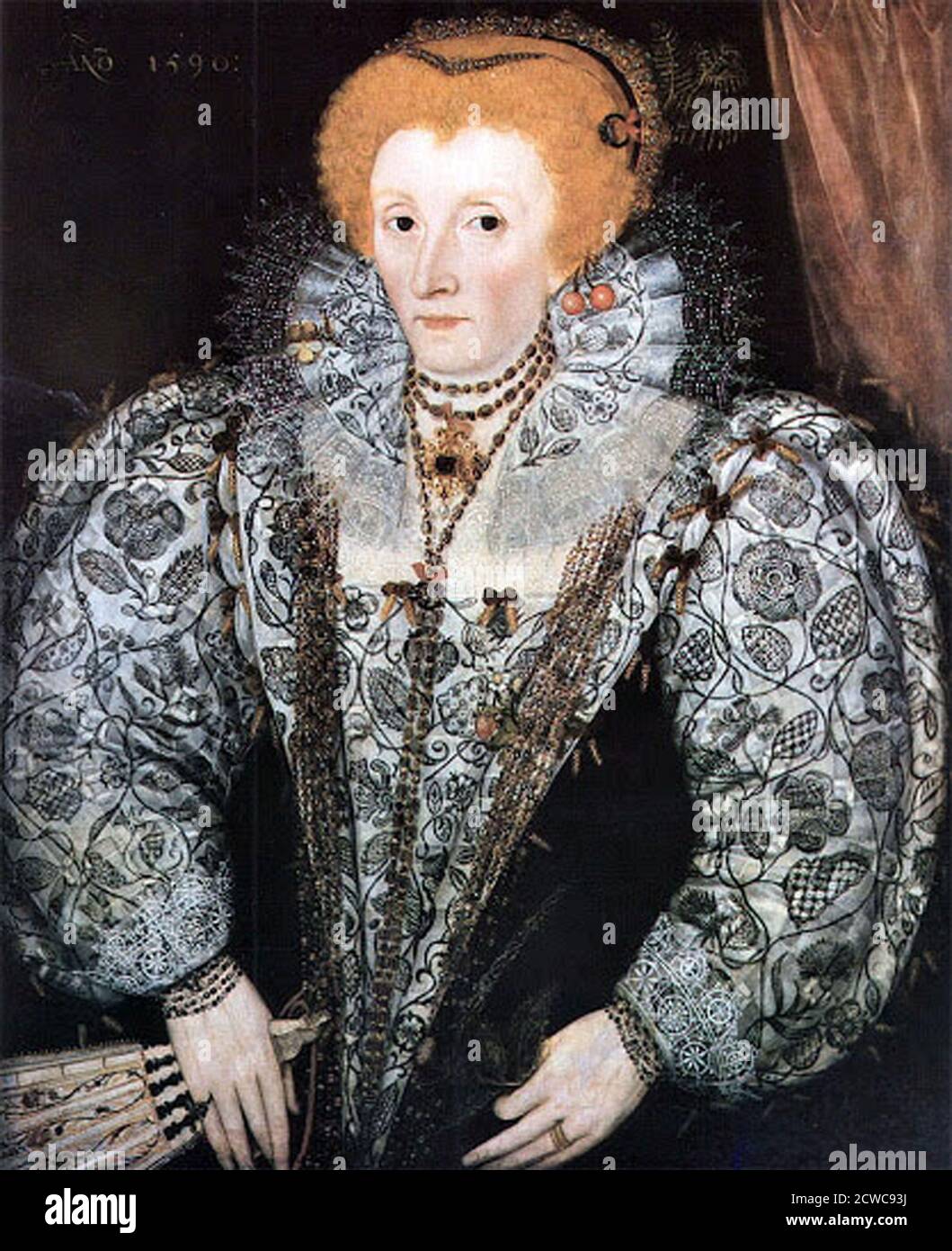Vintage Portrait of Elizabeth I Stock Photo - Alamy