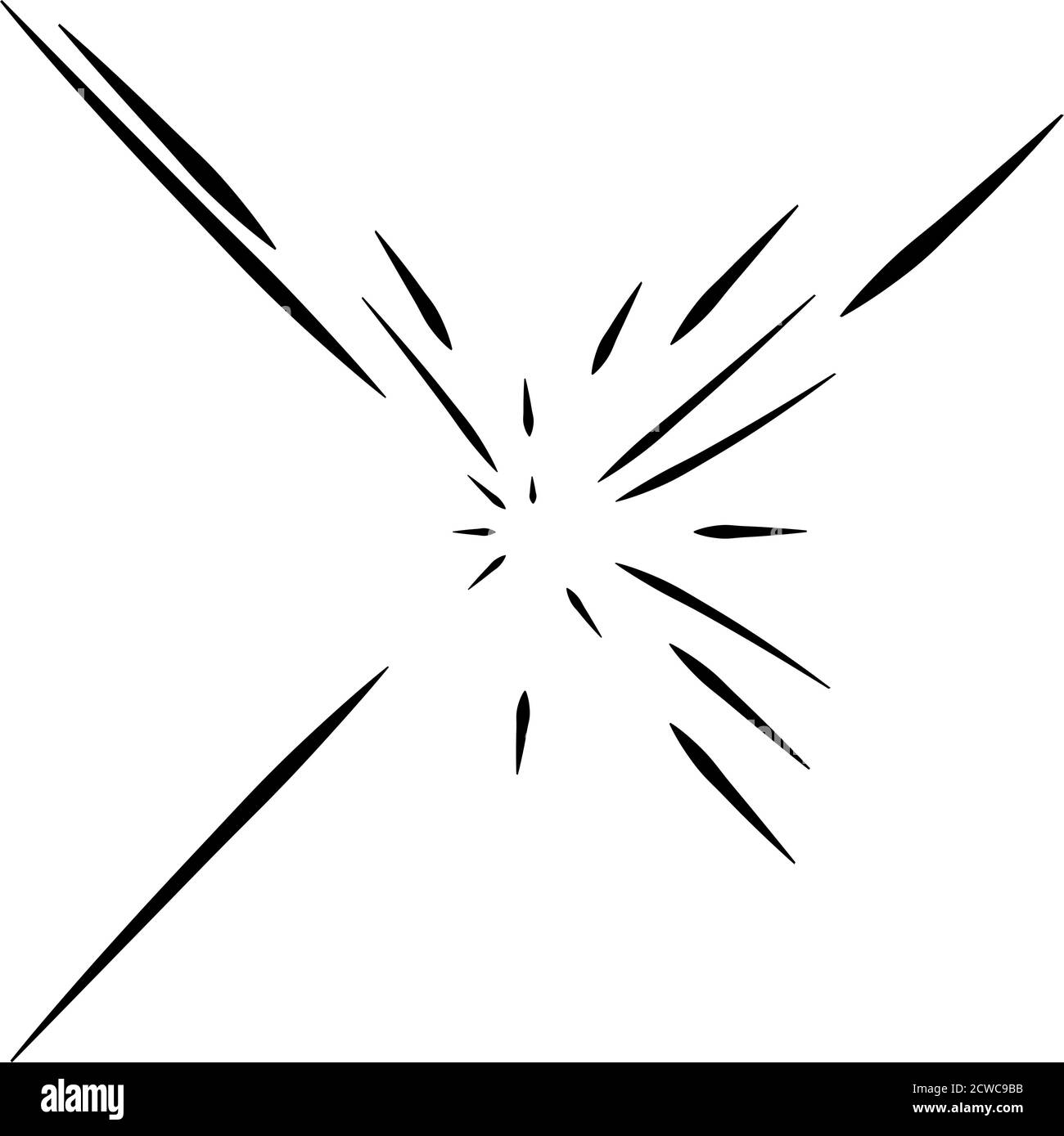 Abstract fire works Black and White Stock Photos & Images - Alamy