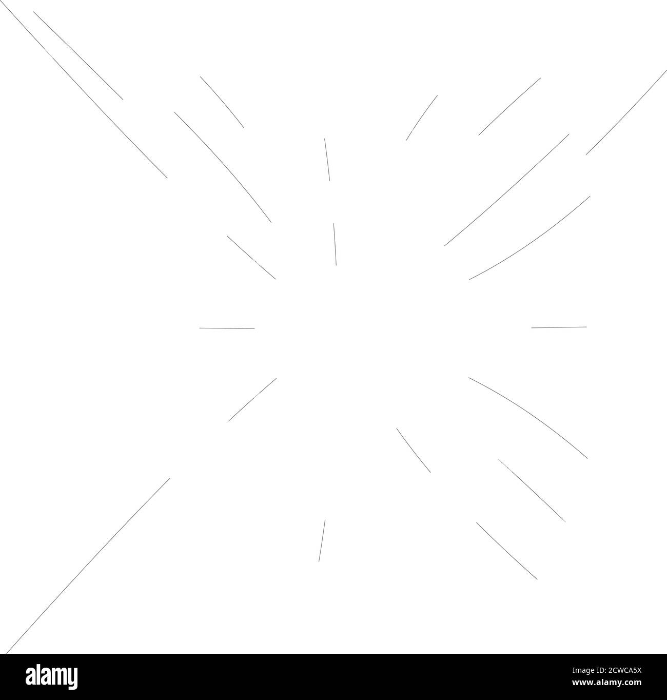 Radial,radiating lines abstract burst, explosion, fireworks FX ...