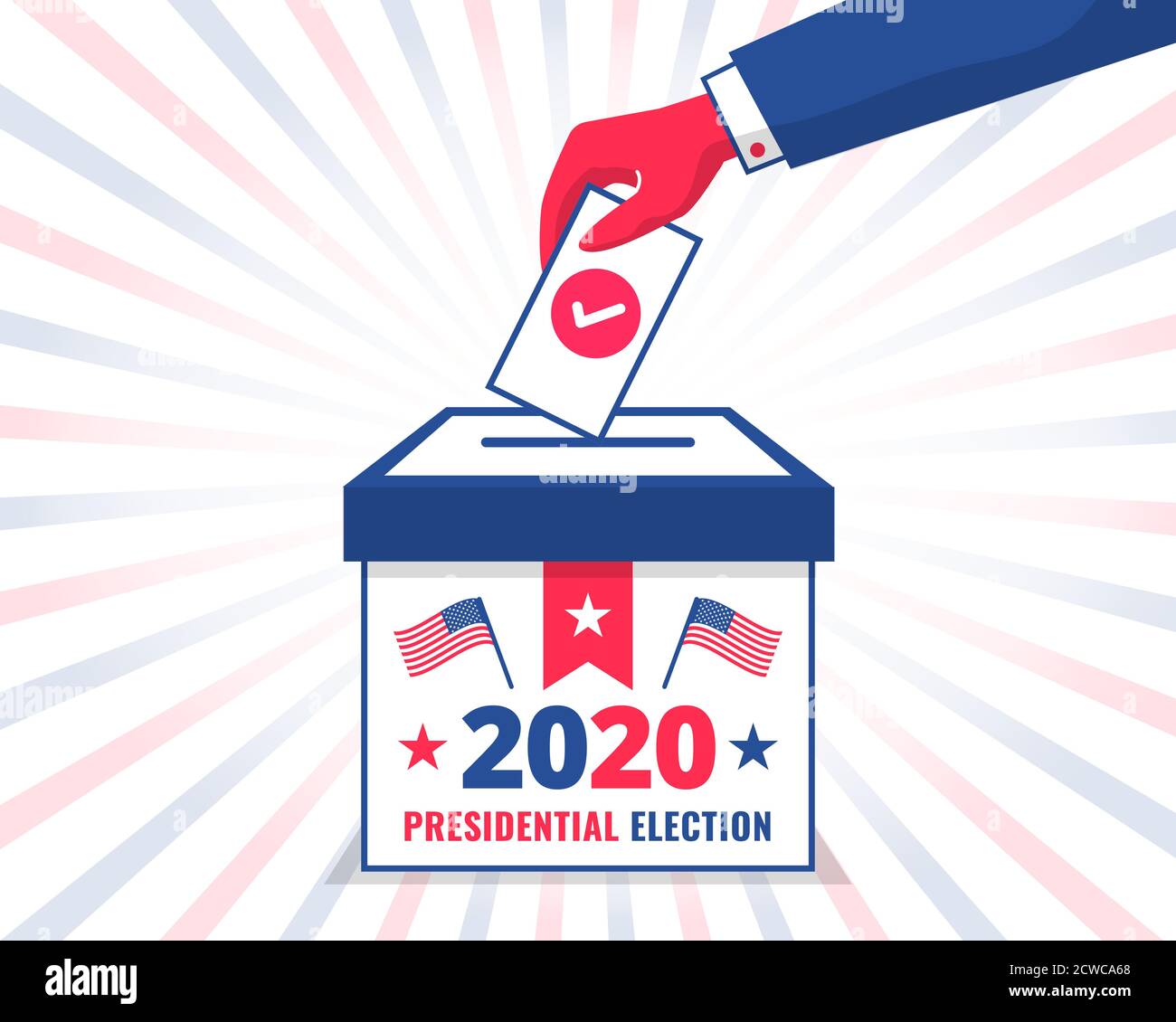 Voting day in presidential Stock Vector Images - Alamy