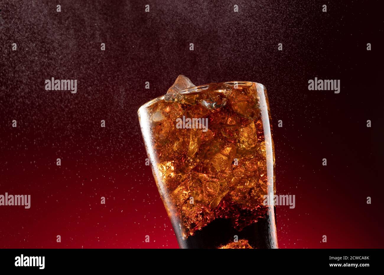 Cup of coke with ice Stock Photo - Alamy