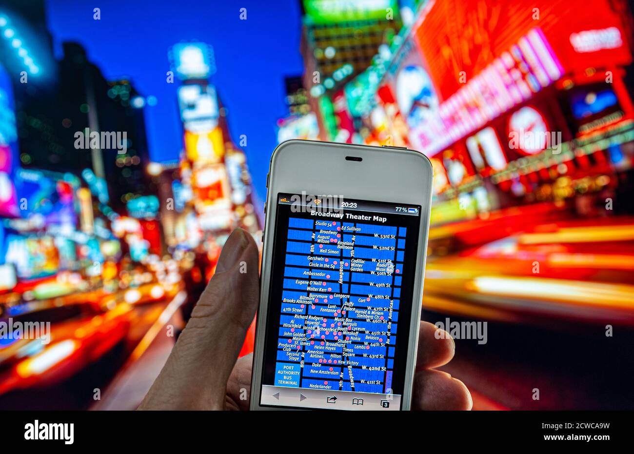 Broadway Nyc Theaters Map