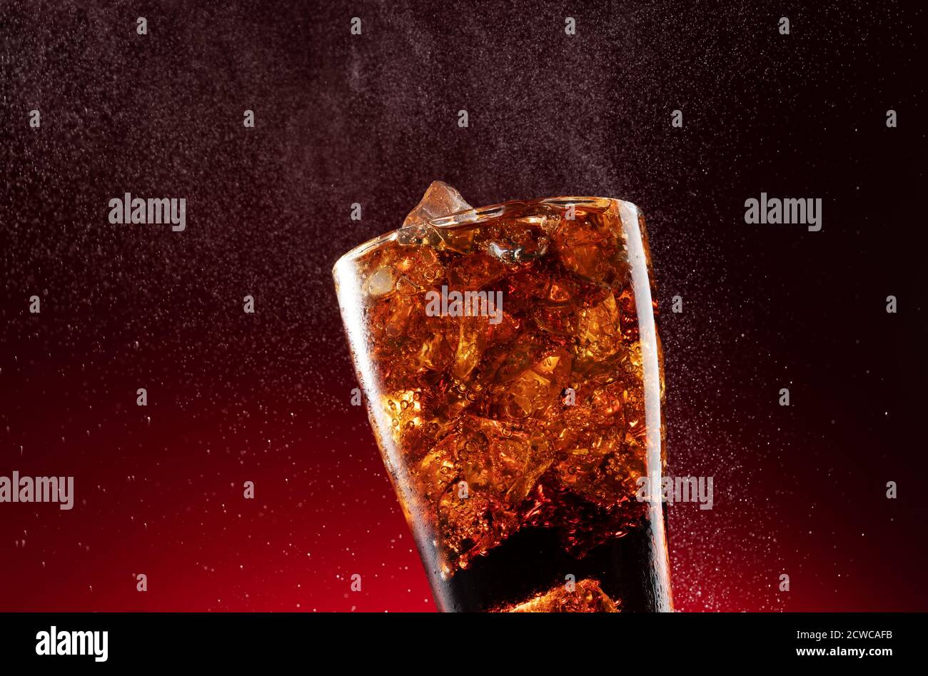 Cup of coke with ice Stock Photo - Alamy