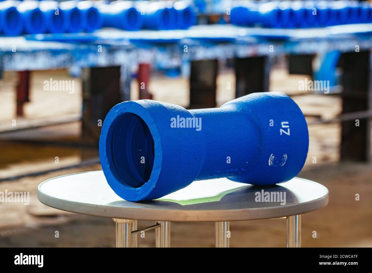 Stainless steel pipe fittings hi-res stock photography and images - Alamy