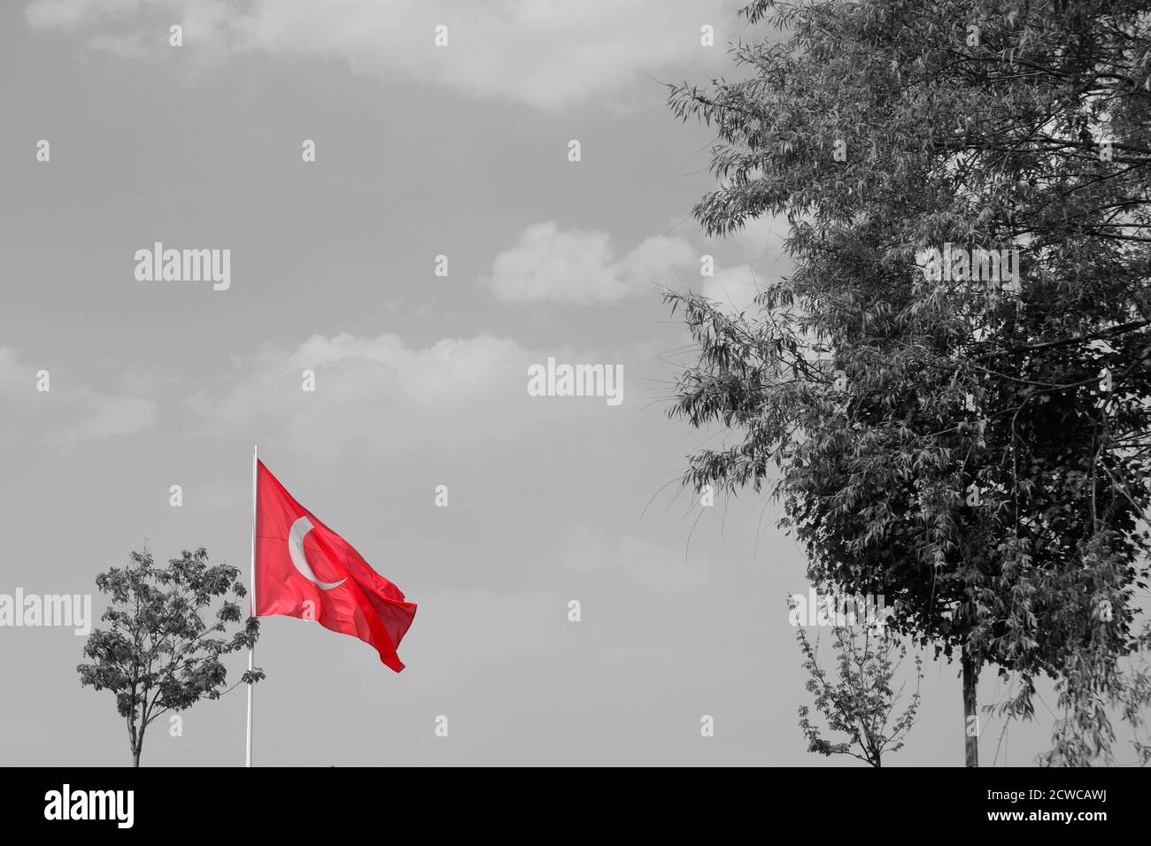 Turkish army flag hi-res stock photography and images - Alamy
