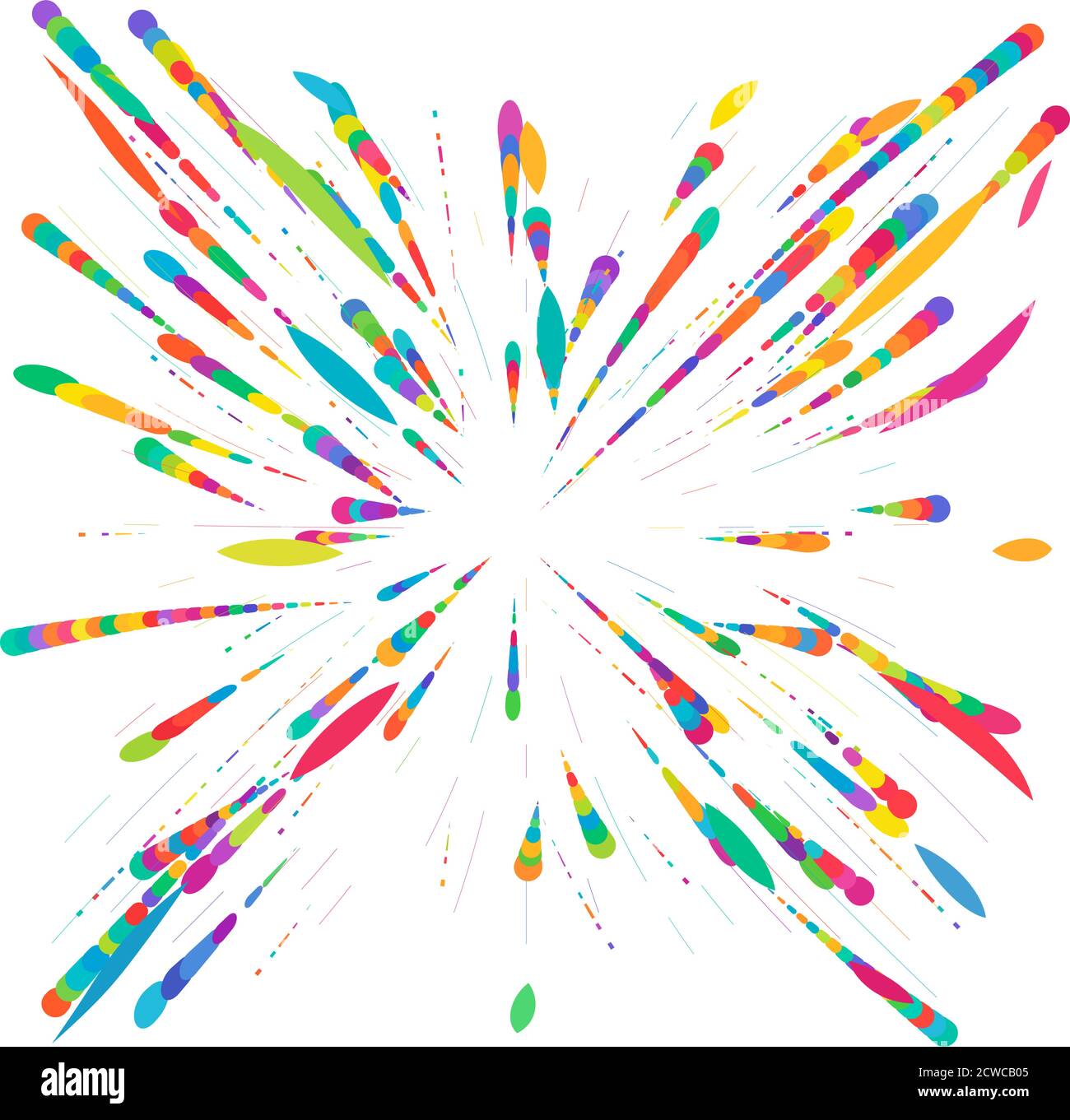 Radial,radiating lines abstract burst, explosion, fireworks FX ...