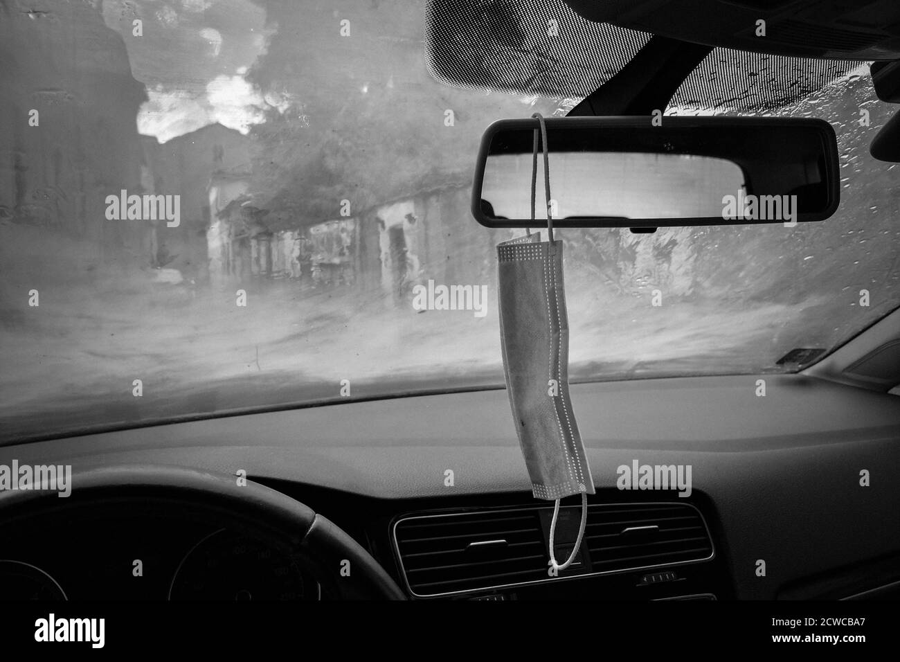 Covid day life Black and White Stock Photos & Images - Alamy