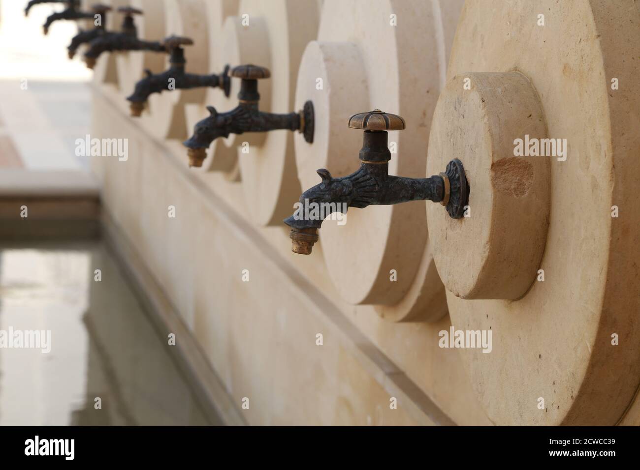 Old water supply taps hi-res stock photography and images - Alamy