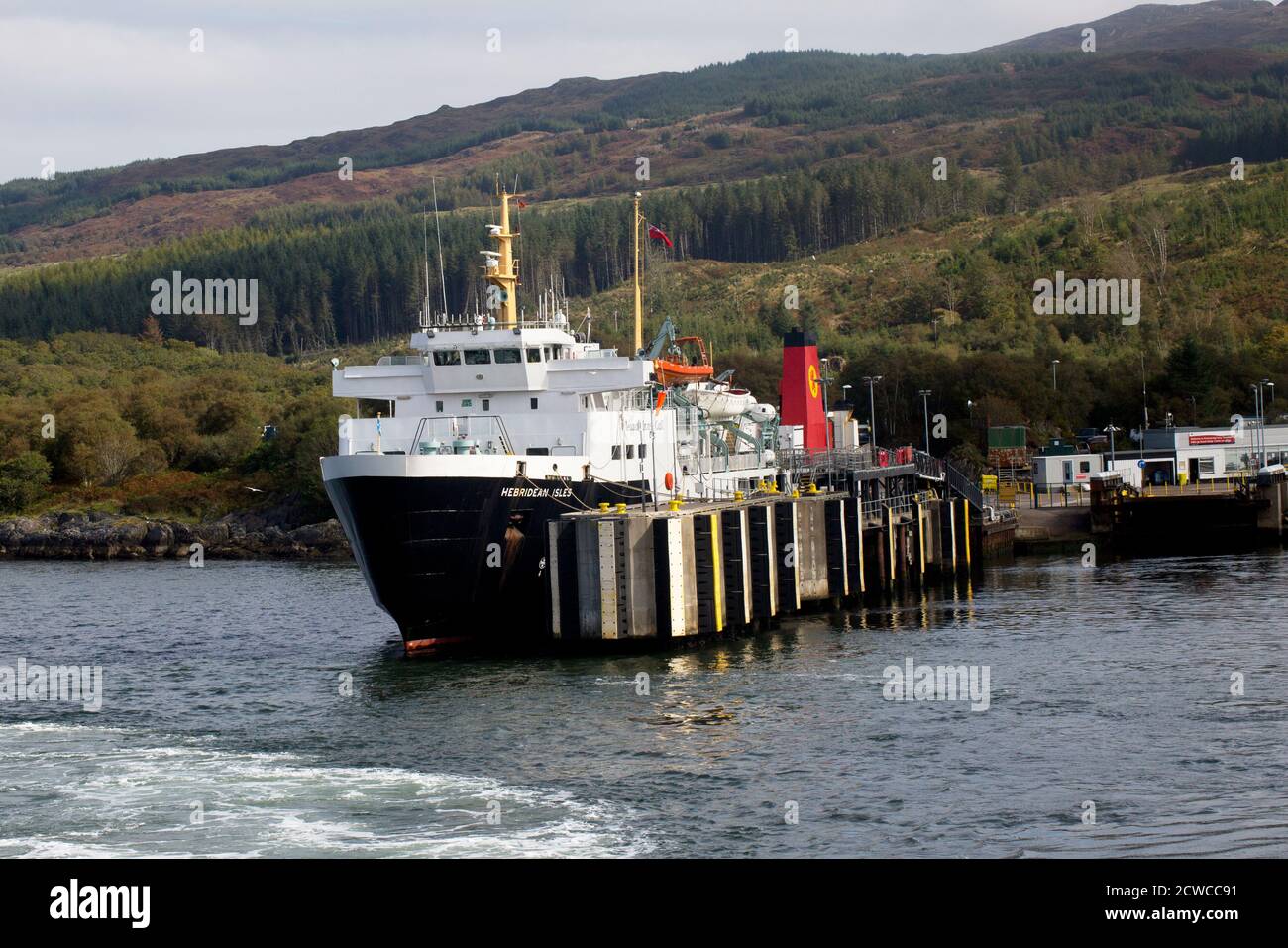 The Hebridean Isles at Kennacraig, West Loch Tarbert, Argyll, Scotland ...