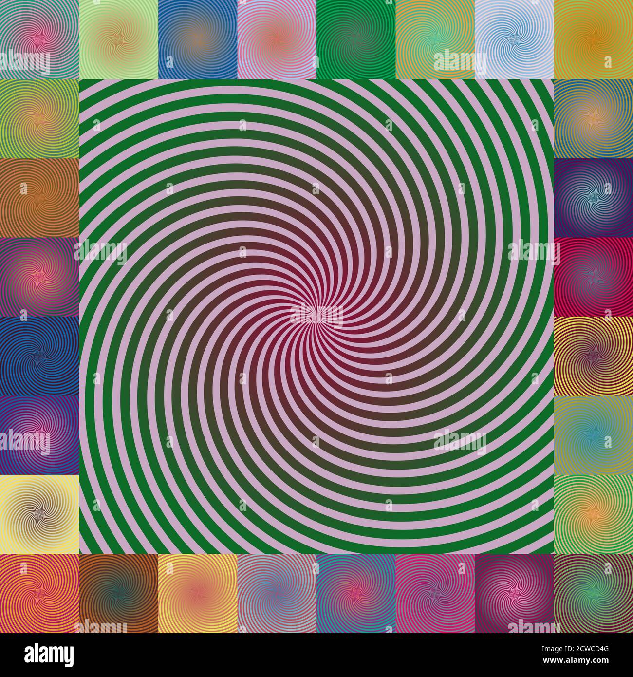 Spiral, swirl, twirl, vortex radial lines. Rotating lines. Whirligig ...