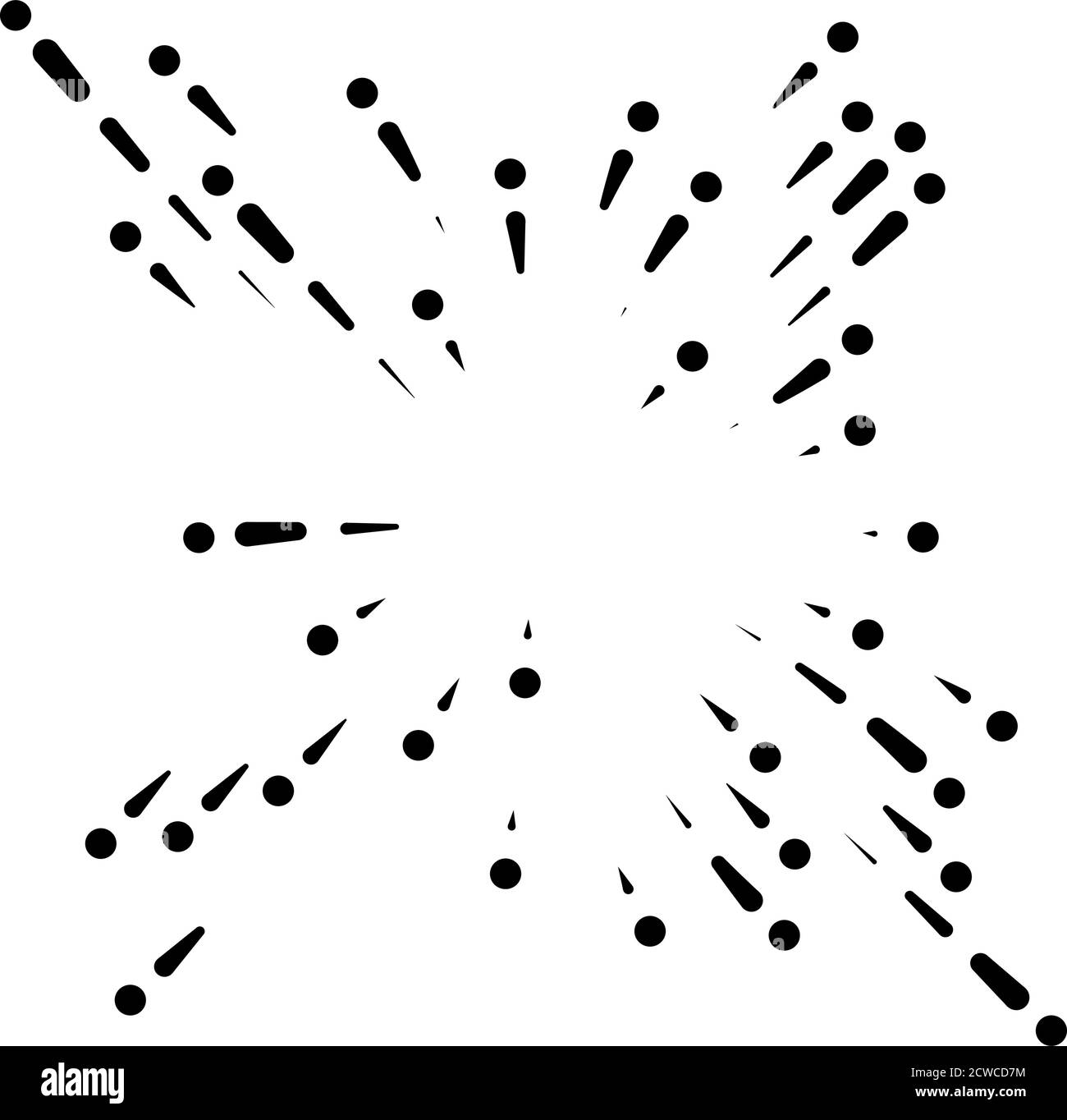 Radial,radiating lines abstract burst, explosion, fireworks FX ...