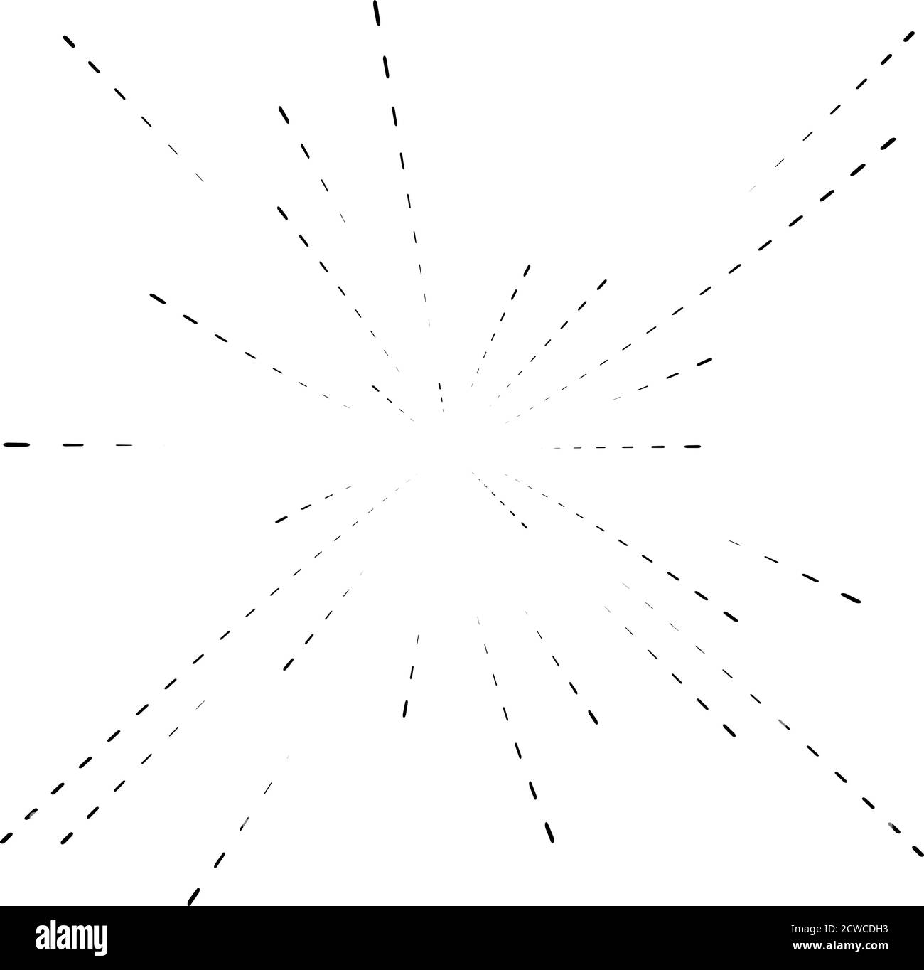 Radial,radiating lines abstract burst, explosion, fireworks FX ...