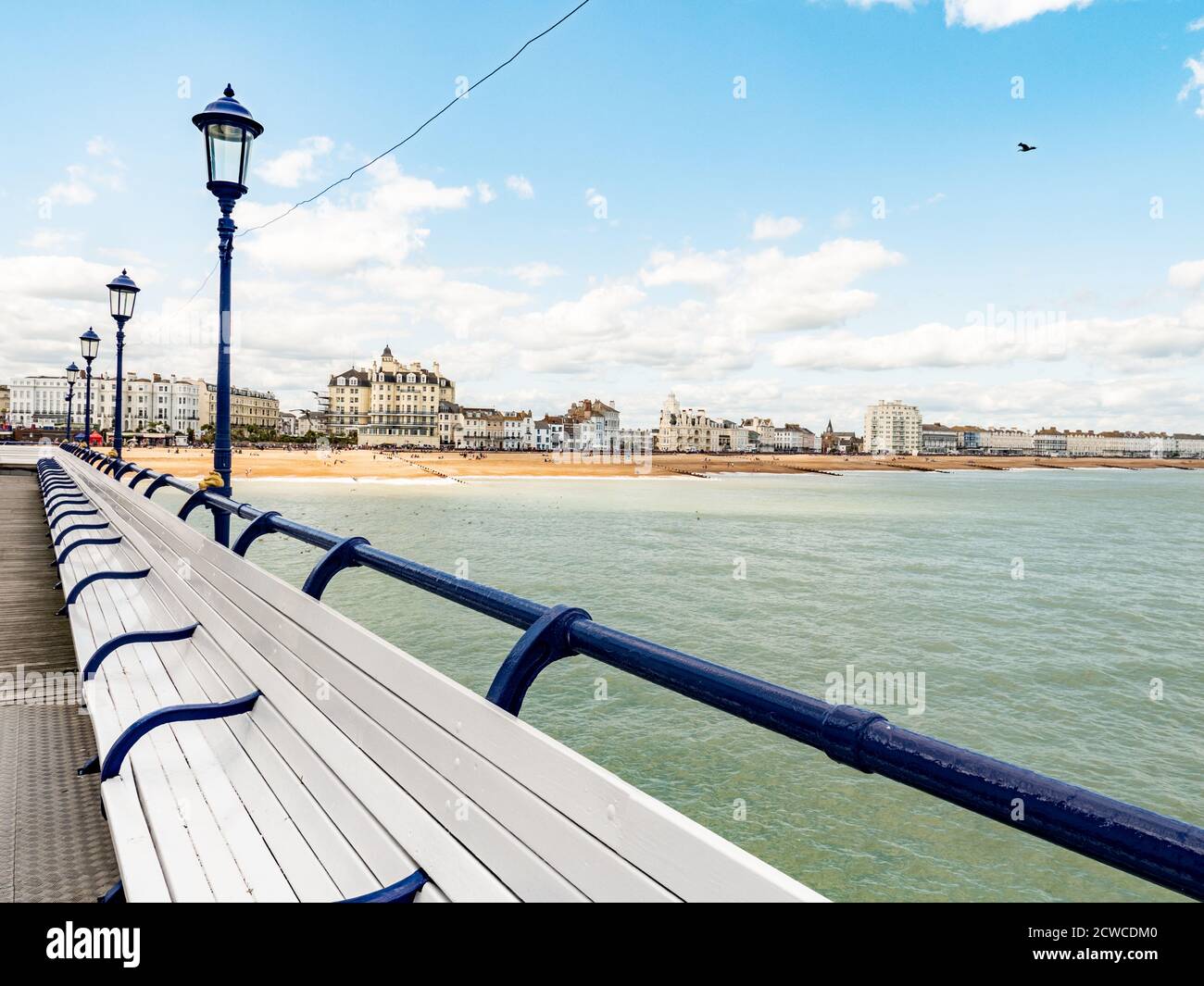 Eastbourne seafront beach promenade pier hi-res stock photography and ...