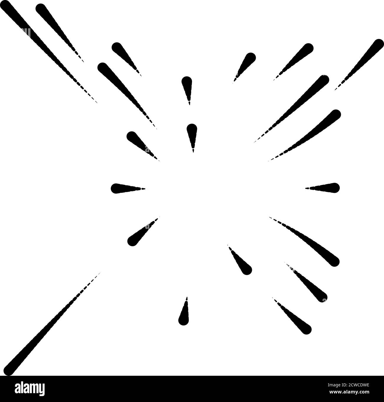 Fireworks fire works explosion Black and White Stock Photos & Images ...